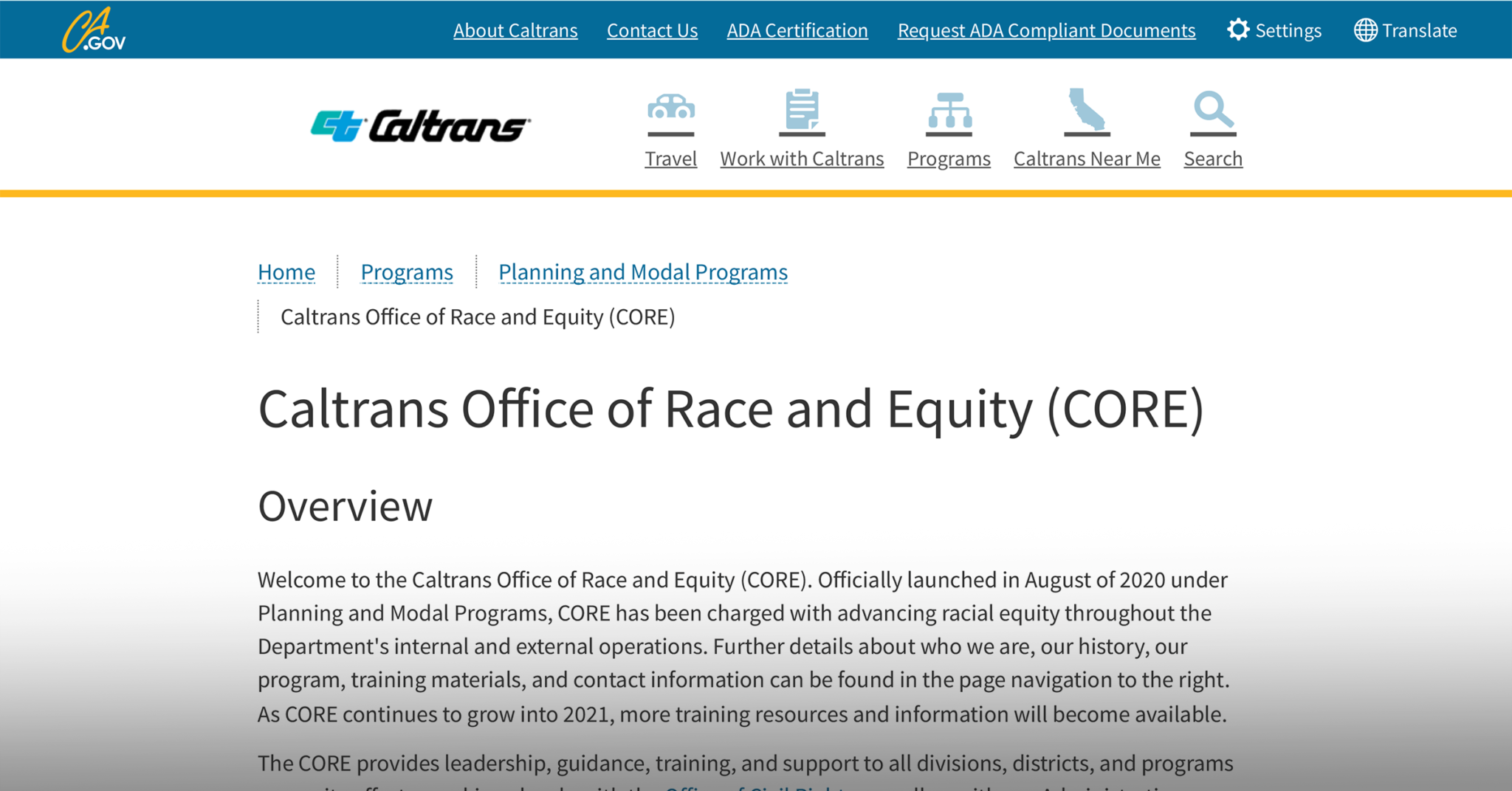 Equity and Traffic Safety at Caltrans - Toward Zero Deaths