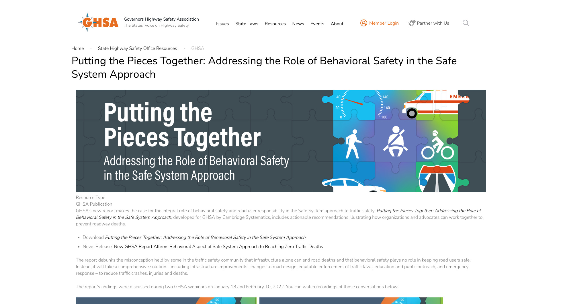 Safe System Approach - Toward Zero Deaths