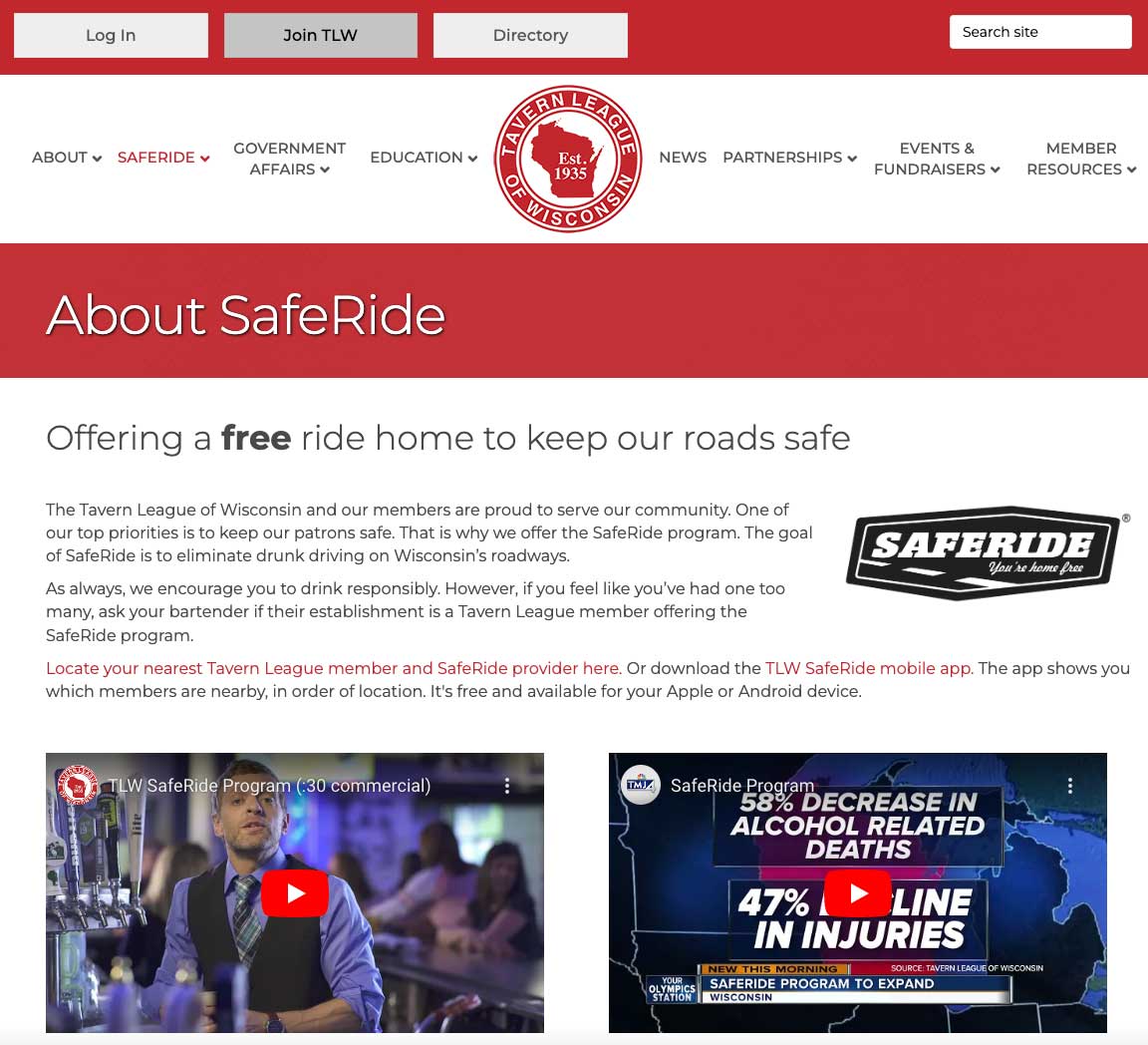 Safe Ride - Toward Zero Deaths